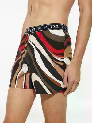 Emilio Pucci Marmo-print Boxers