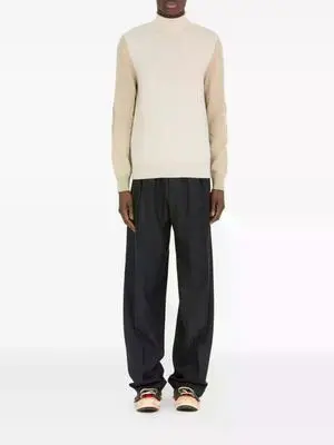 MAISON MARGIELA Two-tone Turtleneck Sweater