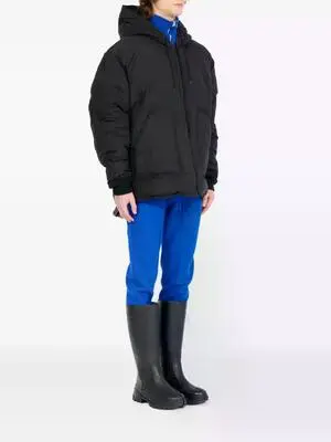 MAISON MARGIELA Hooded Padded Jacket - Black