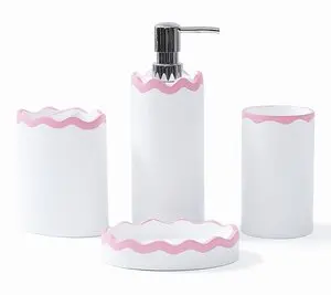 SCOUT Ric Rac 4 Piece Bath Accessory Set