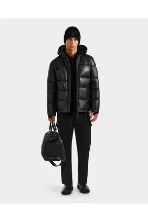 Rudsak Quilted Leather Down Jacket