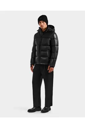 Rudsak Quilted Leather Down Jacket
