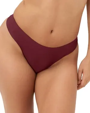 KNIX Wear Light Leakproof Ultrathin No Show Thong - Dark Cherry