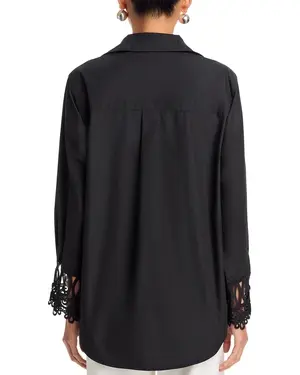 Gracia Lace Sleeve Shirt