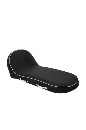 BUSINESS & PLEASURE Pool Lounger Inflatable In Black - Rivie Black