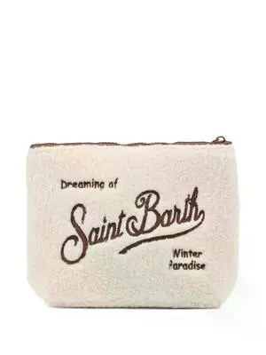 MC2 SAINT BARTH Logo-motif Pouch - Neutrals