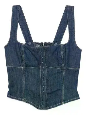 REFORMATION Tagliatelle Denim Top - Els