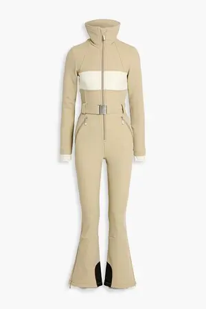 Cordova Fora Belted Stretchshell Ski Suit - Beige
