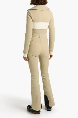 Cordova Fora Belted Stretchshell Ski Suit - Beige