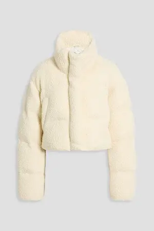 Cordova Cropped Quilted Wool-blend Fleece Ski Jacket