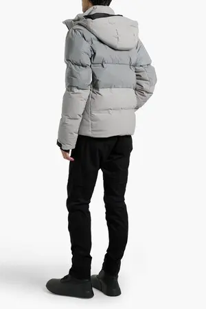 Aztech Mountain Super Nuke Quilted Down Ski Jacket - Light Gray