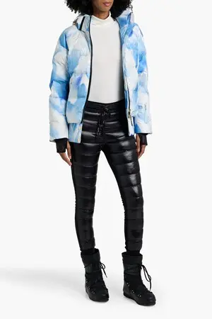 Bogner Printed Quilted Down Ski Jacket