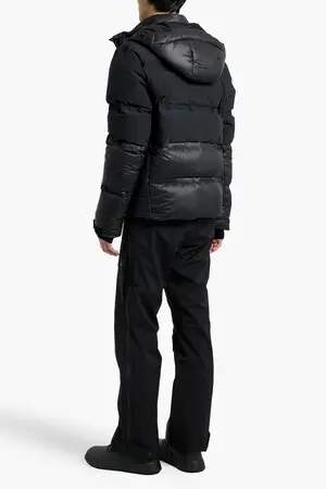Aztech Mountain Super Nuke Quilted Down Ski Jacket - Black
