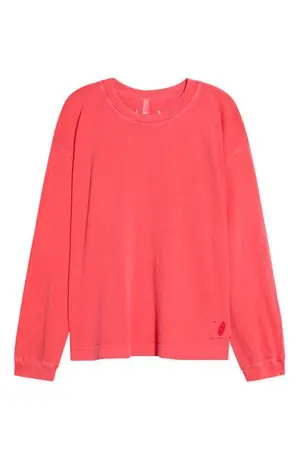 Free People Hustle Layer Knit Top - Grapefruit