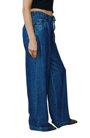Bella Dahl Drawstring Waist Relaxed Fit Jeans