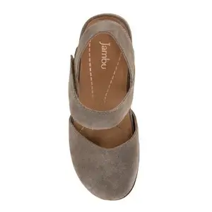 Jambu Nia Wedge Shoes - Taupe