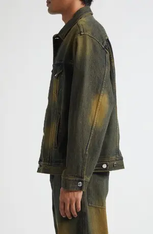 SONG FOR THE MUTE Oversized Denim Worker Jacket