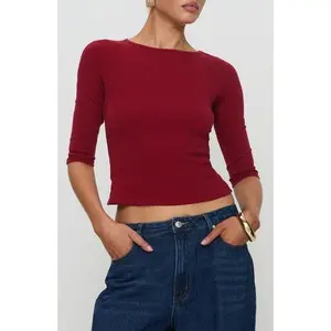 Princess Polly Boatneck T-shirts For Women