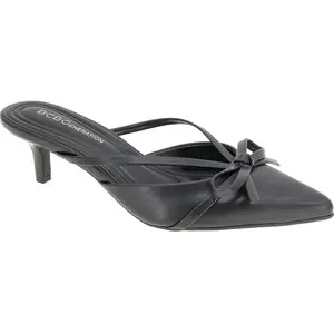 Bcbgmaxazria Pointed Toe Kitten Heel Mule - Black