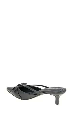 Bcbgmaxazria Pointed Toe Kitten Heel Mule - Black