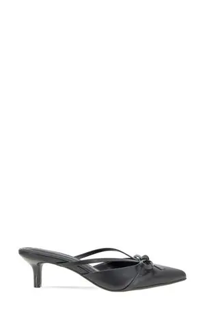 Bcbgmaxazria Pointed Toe Kitten Heel Mule - Black