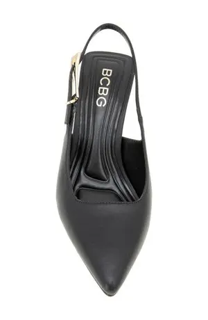 Bcbgmaxazria Inara Slingback Pointed Toe Pumps - Black