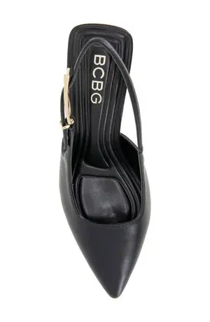 Bcbgmaxazria Inara Slingback Pointed Toe Pumps - Black