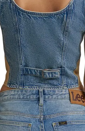 LEEM Back Belt Denim Tank