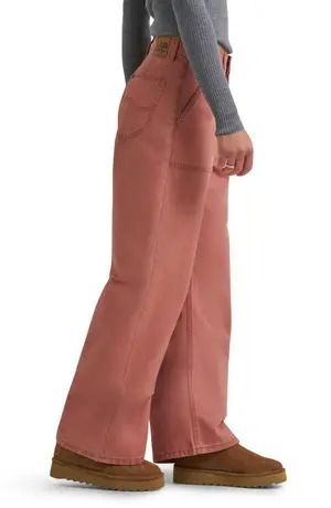 LEEM Patch Pocket Slouchy Twill Pants