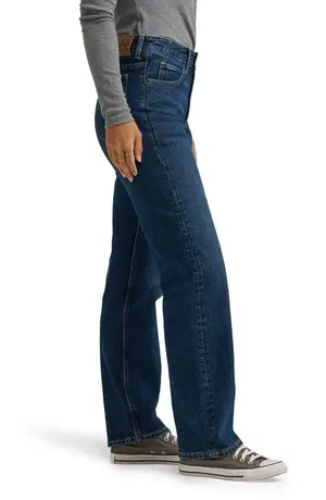 LEEM Rider™ Ripped Classic Straight Leg Jeans - Hyper Dark