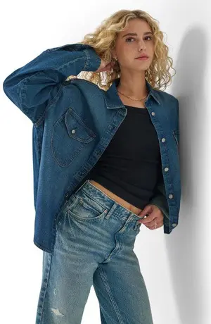 LEEM Denim Swing Back Shirt