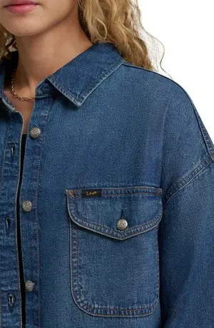 LEEM Denim Swing Back Shirt