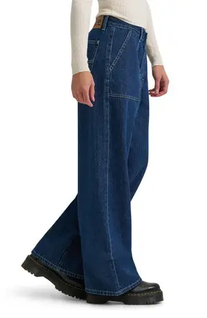 LEEM Patch Pocket Slouchy Cotton And Linen Jeans - Switch It Up