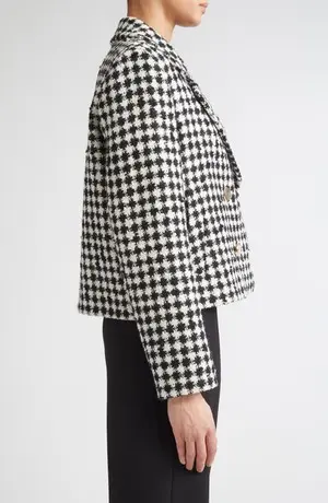 Max Mara Houndstooth Tweed Jacket