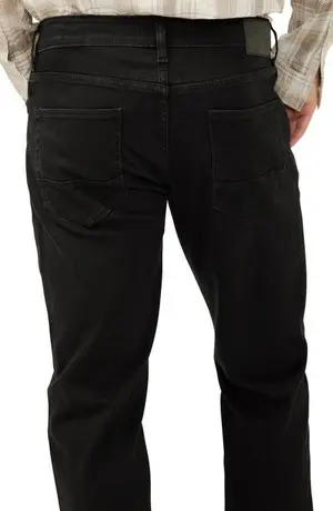SILVER JEANS CO. Grayson Classic Straight Leg Jeans - Black