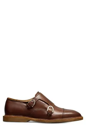Allen Edmonds Kingston Verse Two Buckle Monk Shoes - Chili