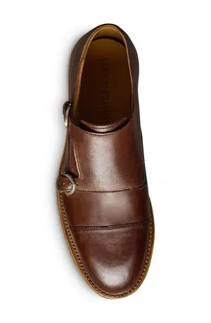 Allen Edmonds Kingston Verse Two Buckle Monk Shoes - Chili