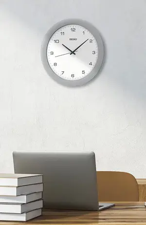 SEIKO Metallic Wall Clock