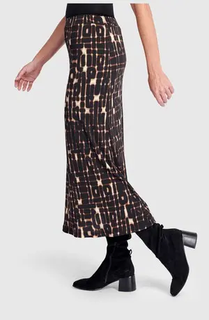 Alembika Glyph Pencil Maxi Skirt