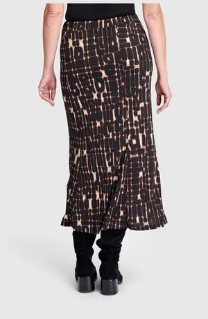 Alembika Glyph Pencil Maxi Skirt