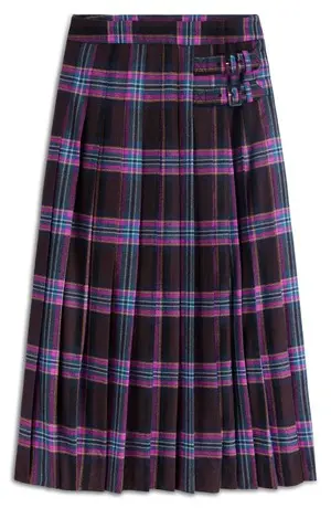 Boden Josephine Wool Blend Kilt Skirt