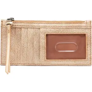 Hobo Carte Leather Wallet - Gold Leaf