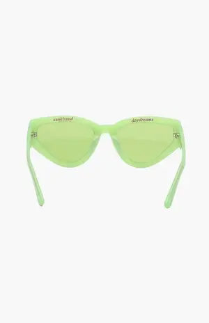 INDY Nolita Cat-eye Polarized Sunglasses - Lime