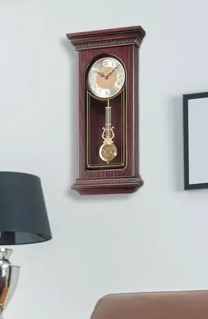 SEIKO Mahogany Pendulum Chime Clock