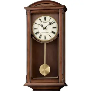 SEIKO Arched Dual Chimes Pendulum Clock - Brown