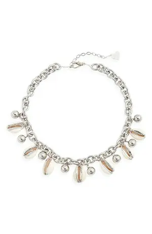 VIDAKUSH Cowrie Shell Dangle Necklace