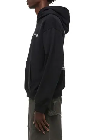 Helmut Lang Ski Map Graphic Hoodie - Black