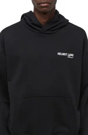 Helmut Lang Ski Map Graphic Hoodie - Black