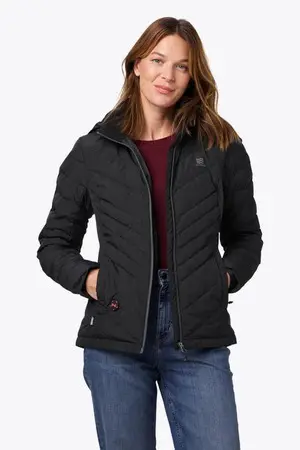 MOBILE WARMING Crest Natural Down Heated Jacket