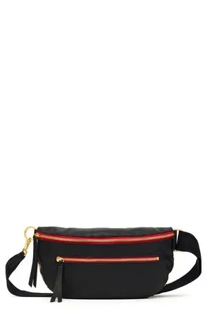 HAMMITT Charles Large Crossbody Bag - Black/brushed Gold